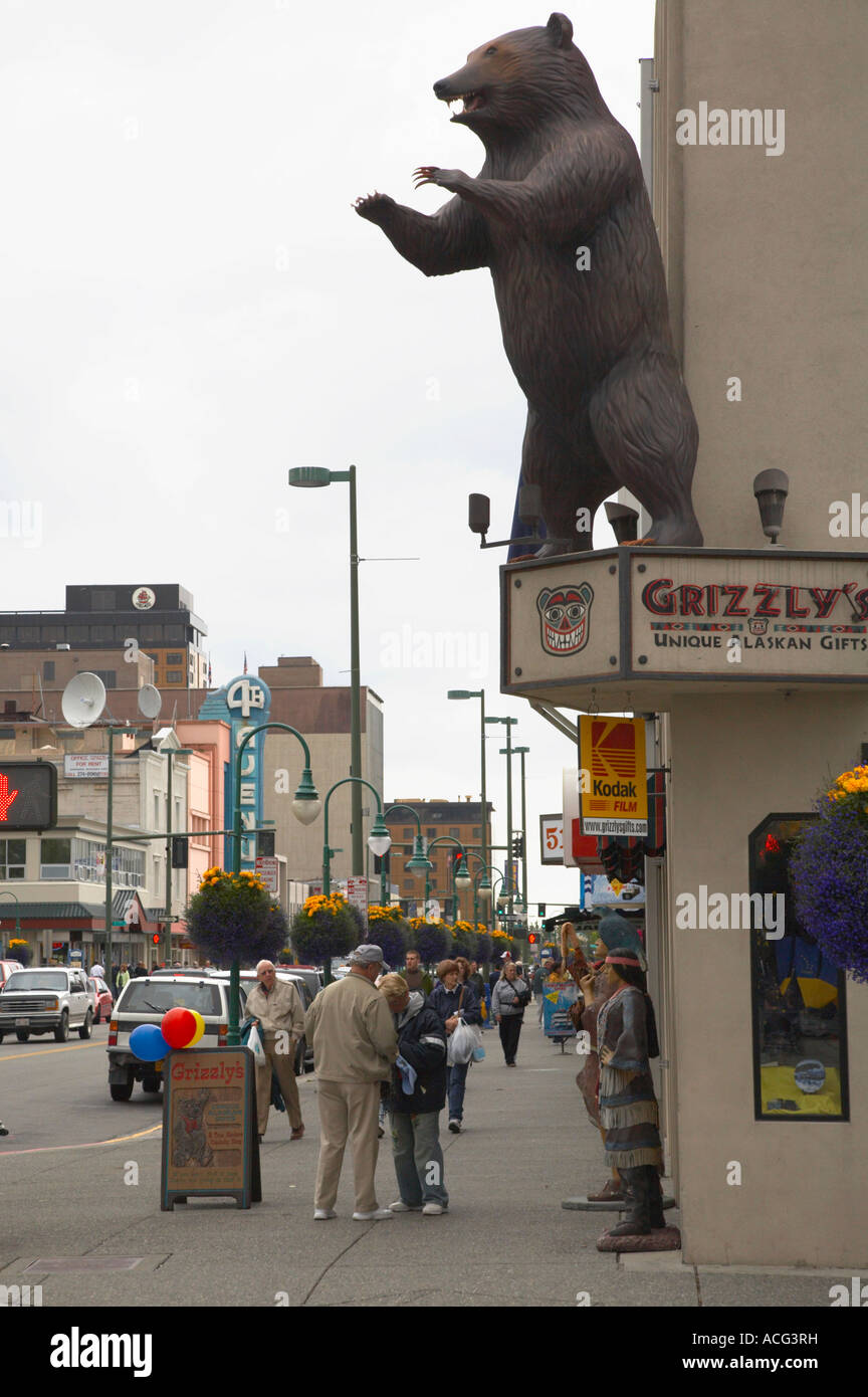 Downtown Anchorage Alaska Stock Photo - Alamy