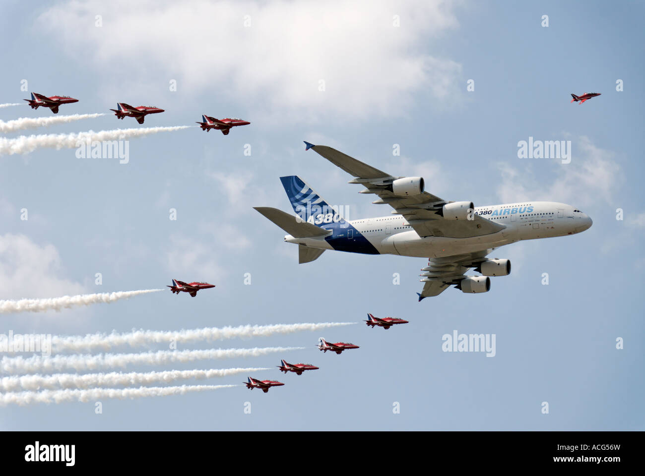 Red arrows with a380 hi-res stock photography and images - Alamy