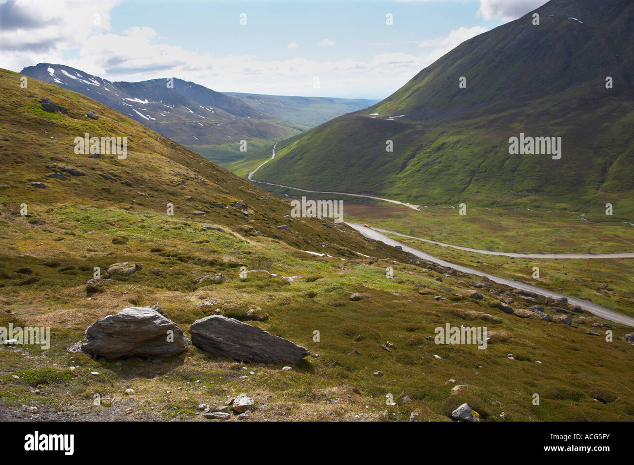 Hatcher Pass Road also known as Fishhook Willow Road n the Talkeetna ...