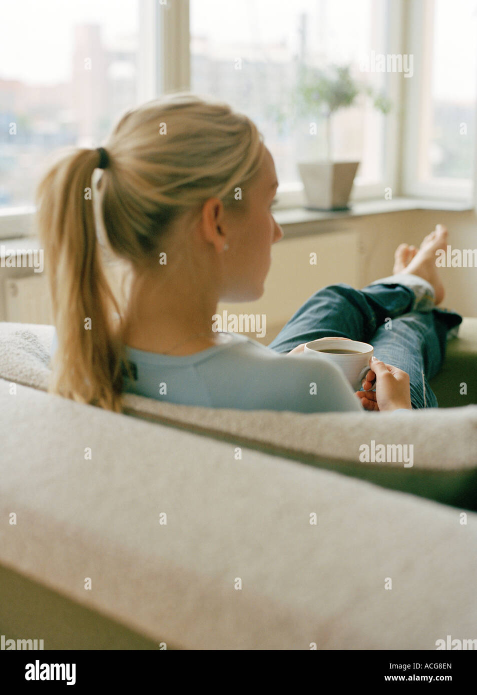 Sofa view hi-res stock photography and images - Alamy
