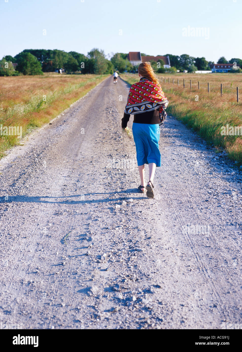 Walking on a country road hi-res stock photography and images - Alamy
