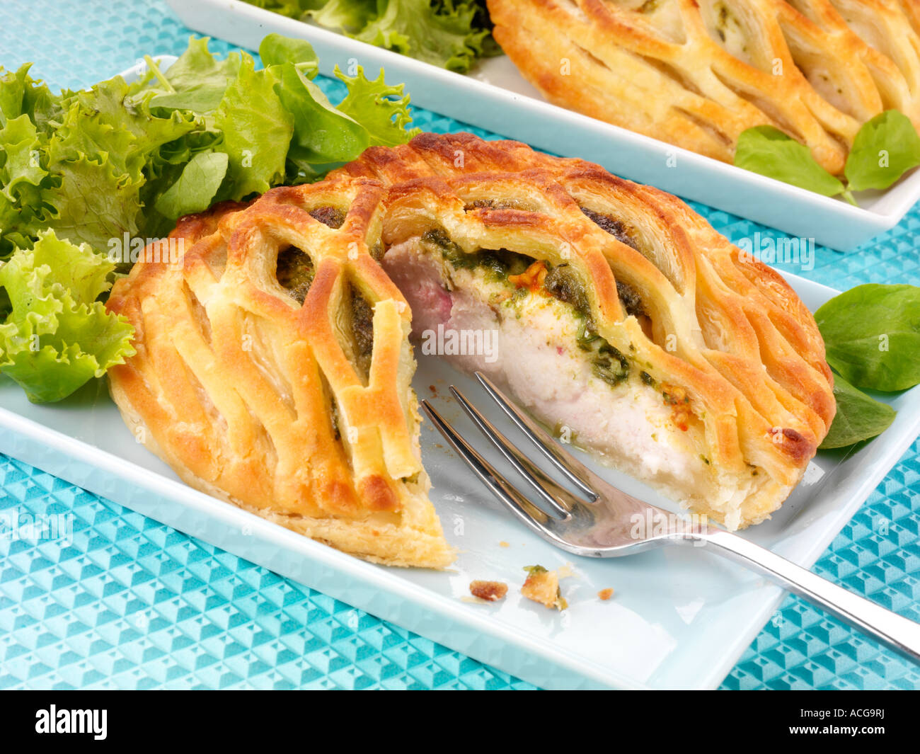 Chicken lattice en croute hi-res stock photography and images - Alamy