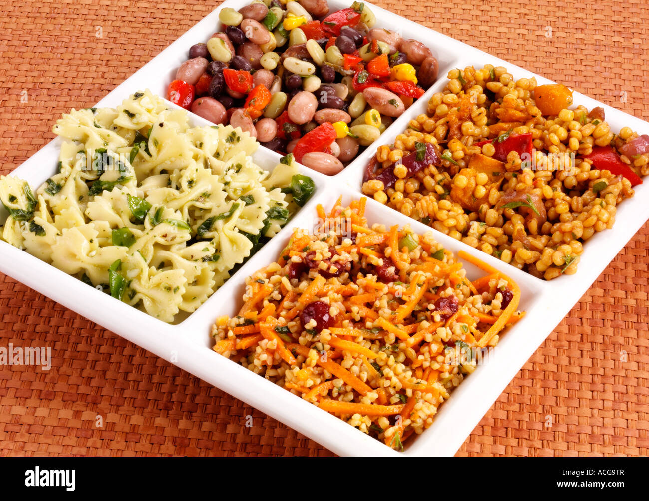 MEDITERRANEAN SALAD SELECTION Stock Photo - Alamy