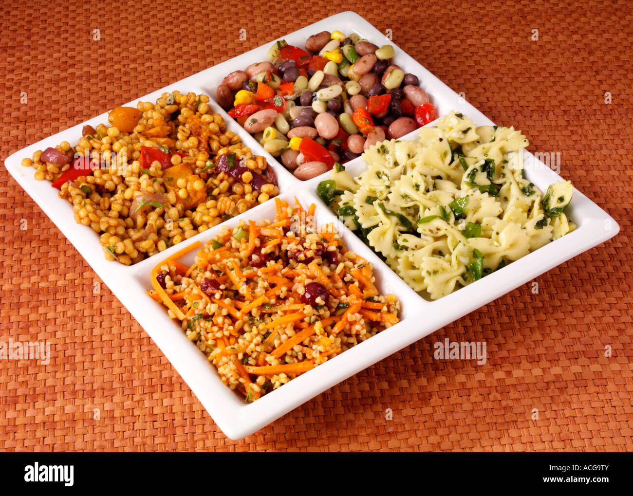 MEDITERRANEAN SALAD SELECTION Stock Photo - Alamy