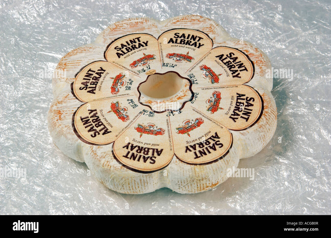 Saint Albray cheese Aquitaine France Stock Photo - Alamy