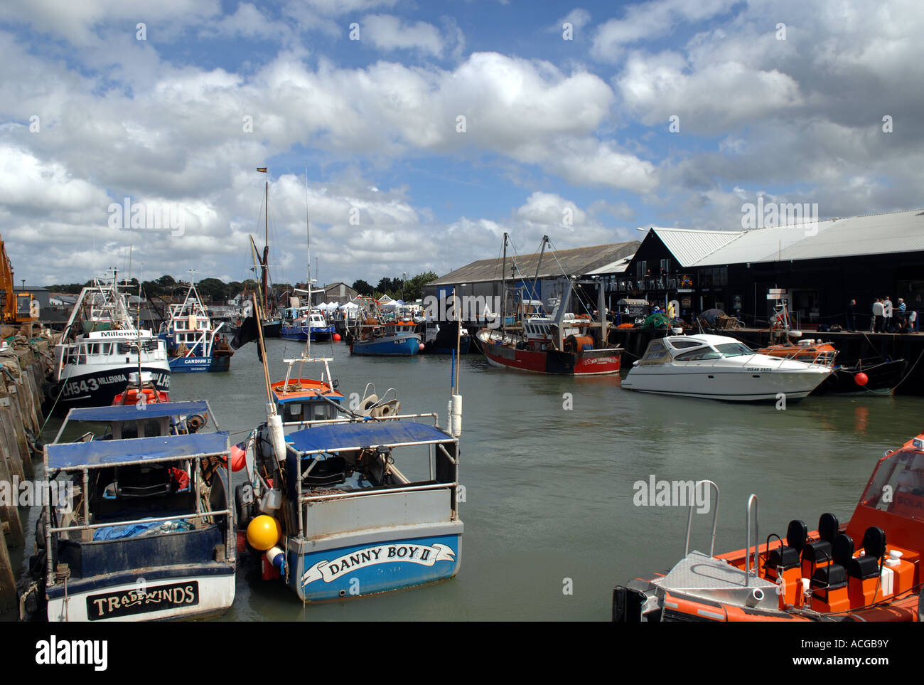 Whitstable Harbour, Kent, England, UK Stock Photo - Alamy