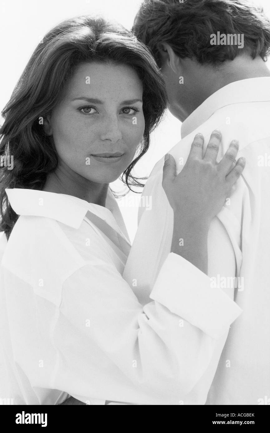 Emotion shoulder Black and White Stock Photos & Images - Alamy