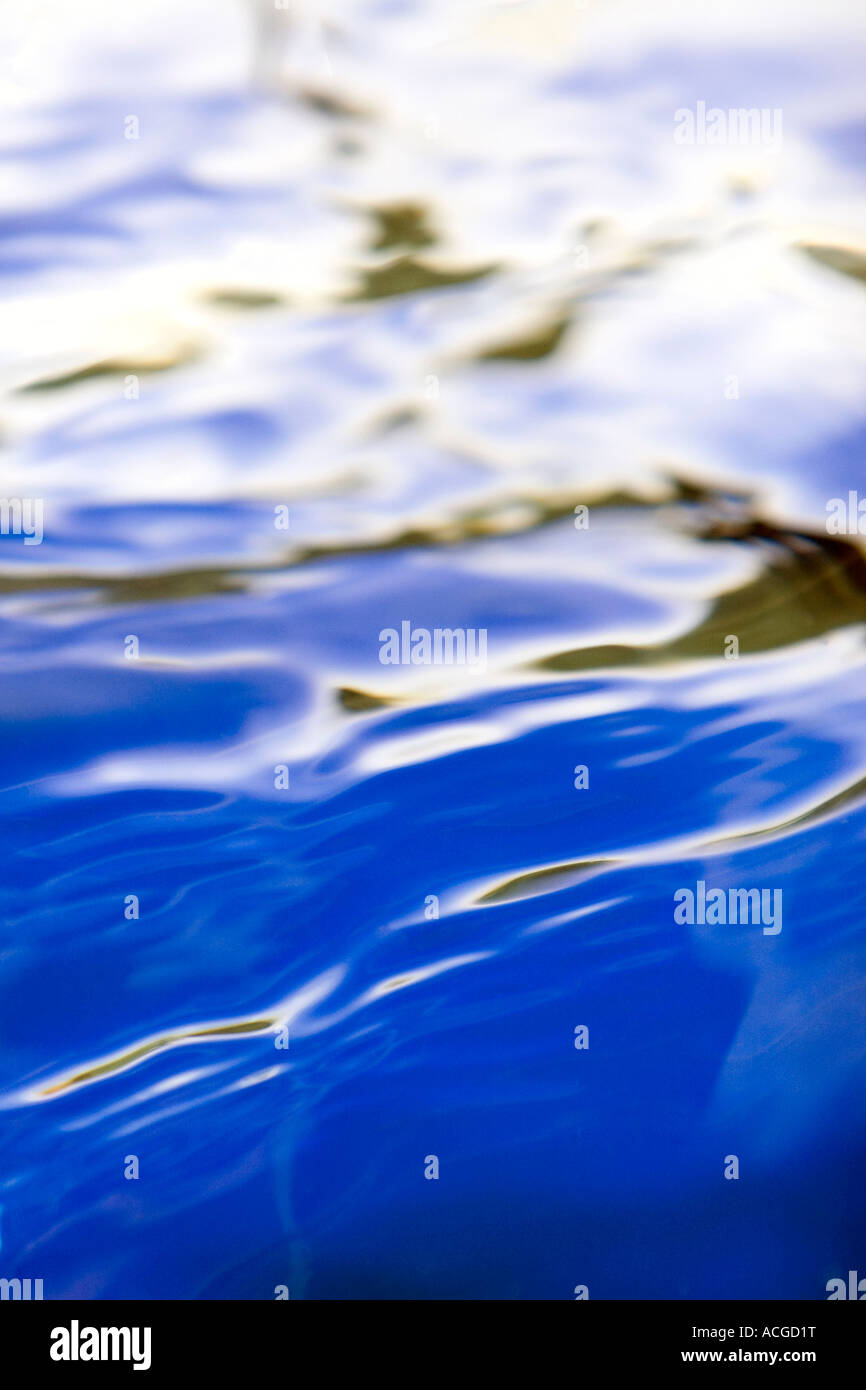 Gradient blue water ripple pattern Stock Photo - Alamy