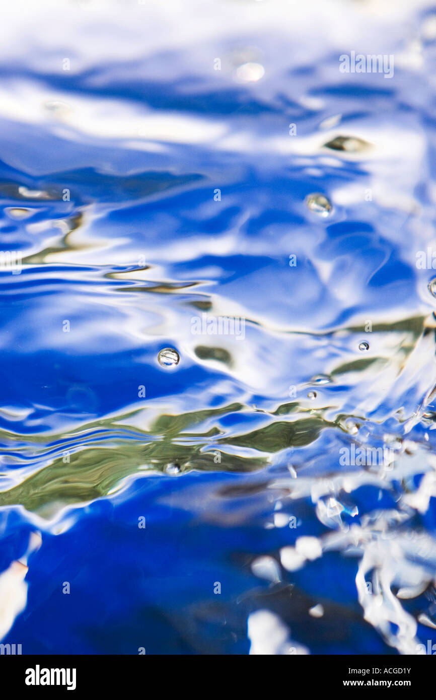 Gradient blue water ripple pattern Stock Photo - Alamy