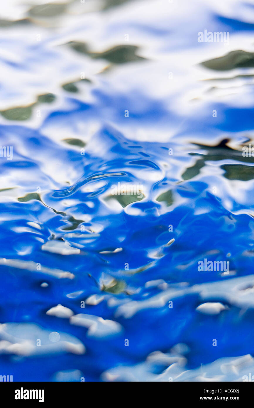 Gradient blue water ripple pattern Stock Photo - Alamy