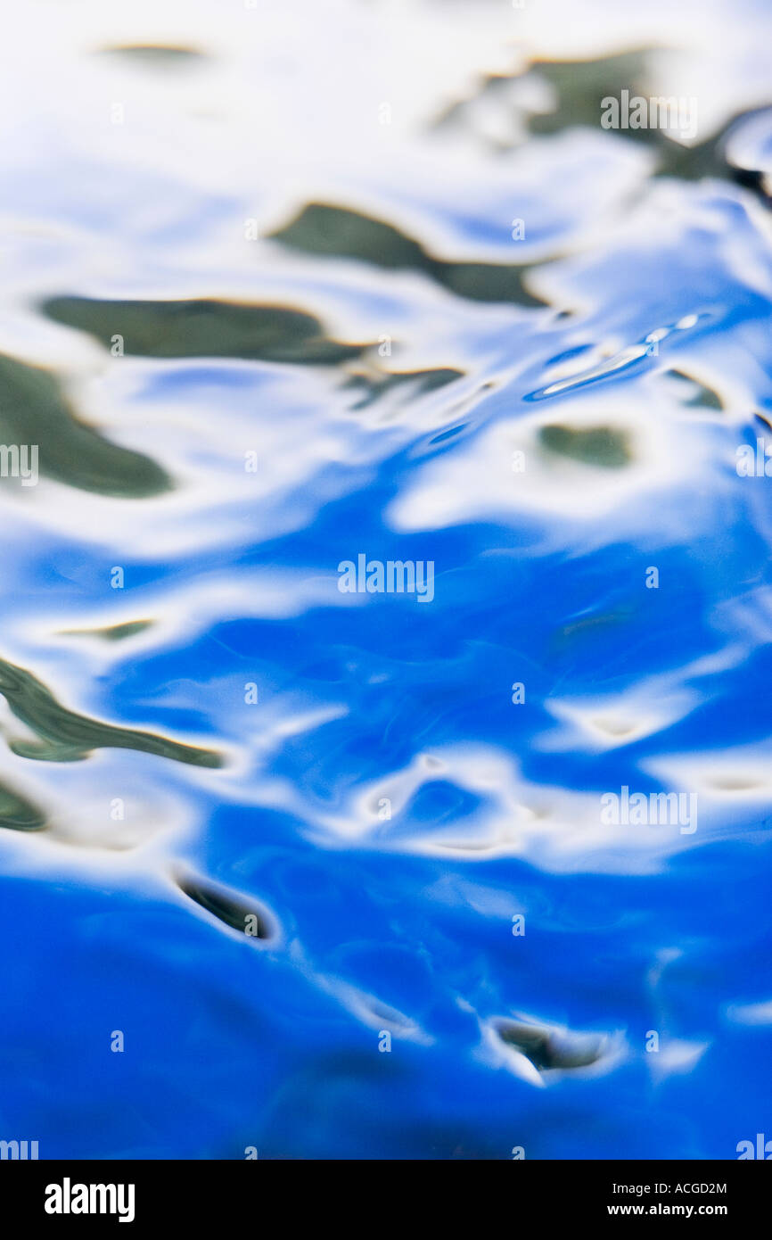 Gradient blue water ripple pattern Stock Photo - Alamy