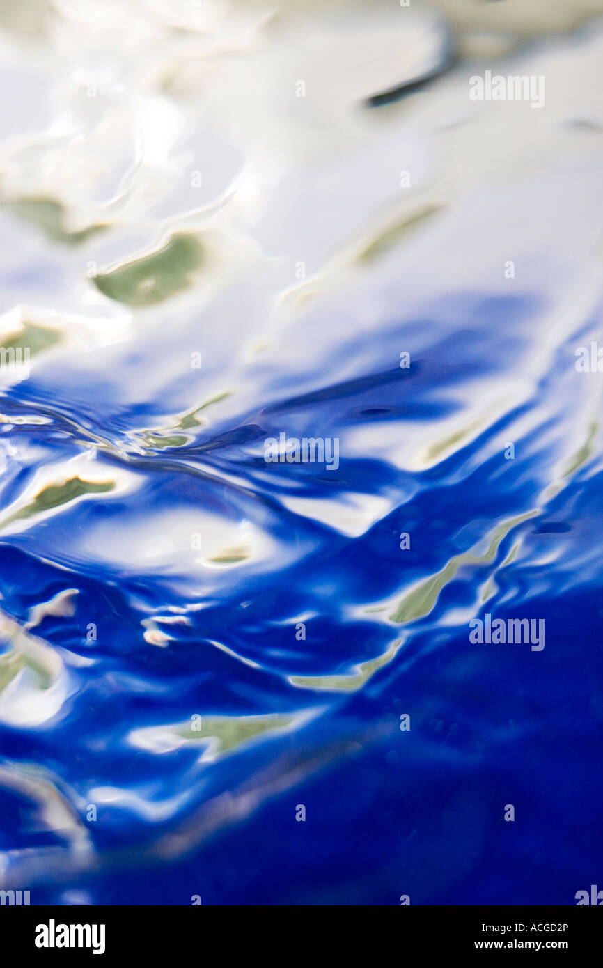 Gradient blue water ripple pattern Stock Photo - Alamy