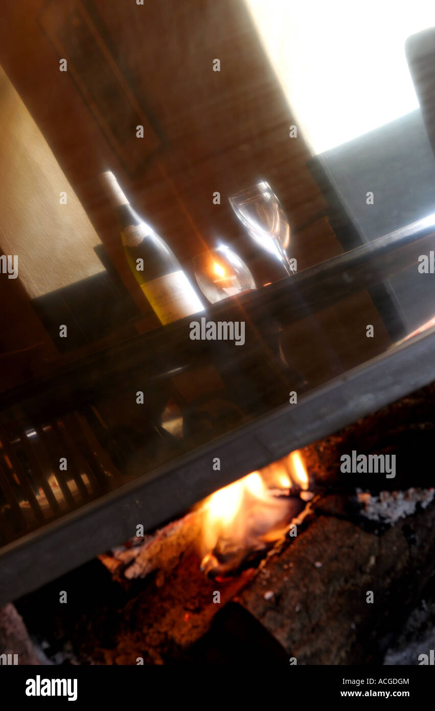 Reflection fire hi-res stock photography and images - Alamy