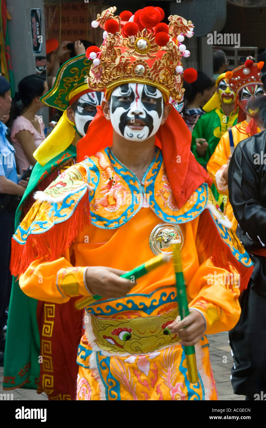 Opera Characters in Parade Cheung Chau Bun Festival Hong Kong China ...
