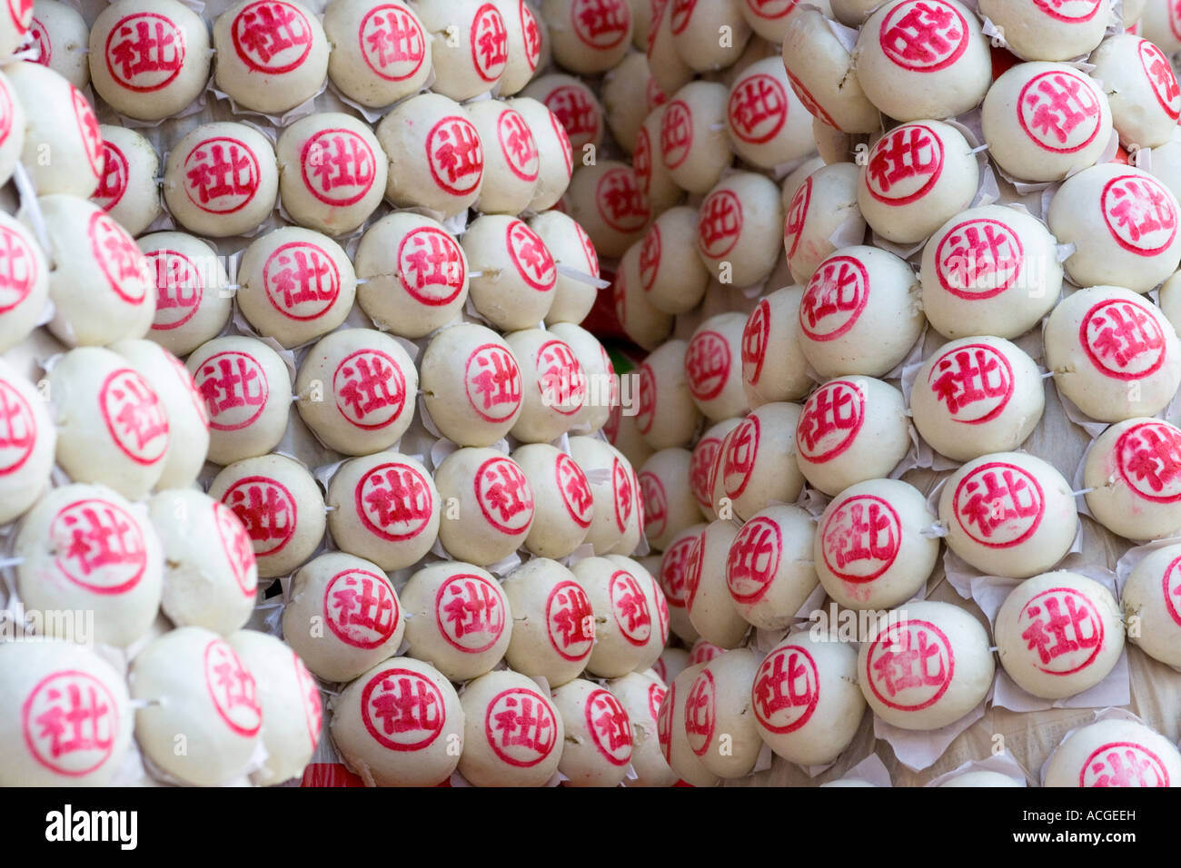 Screen Fill Closeup of Bun Tower Cheung Chau Island Bu Festival Hong ...