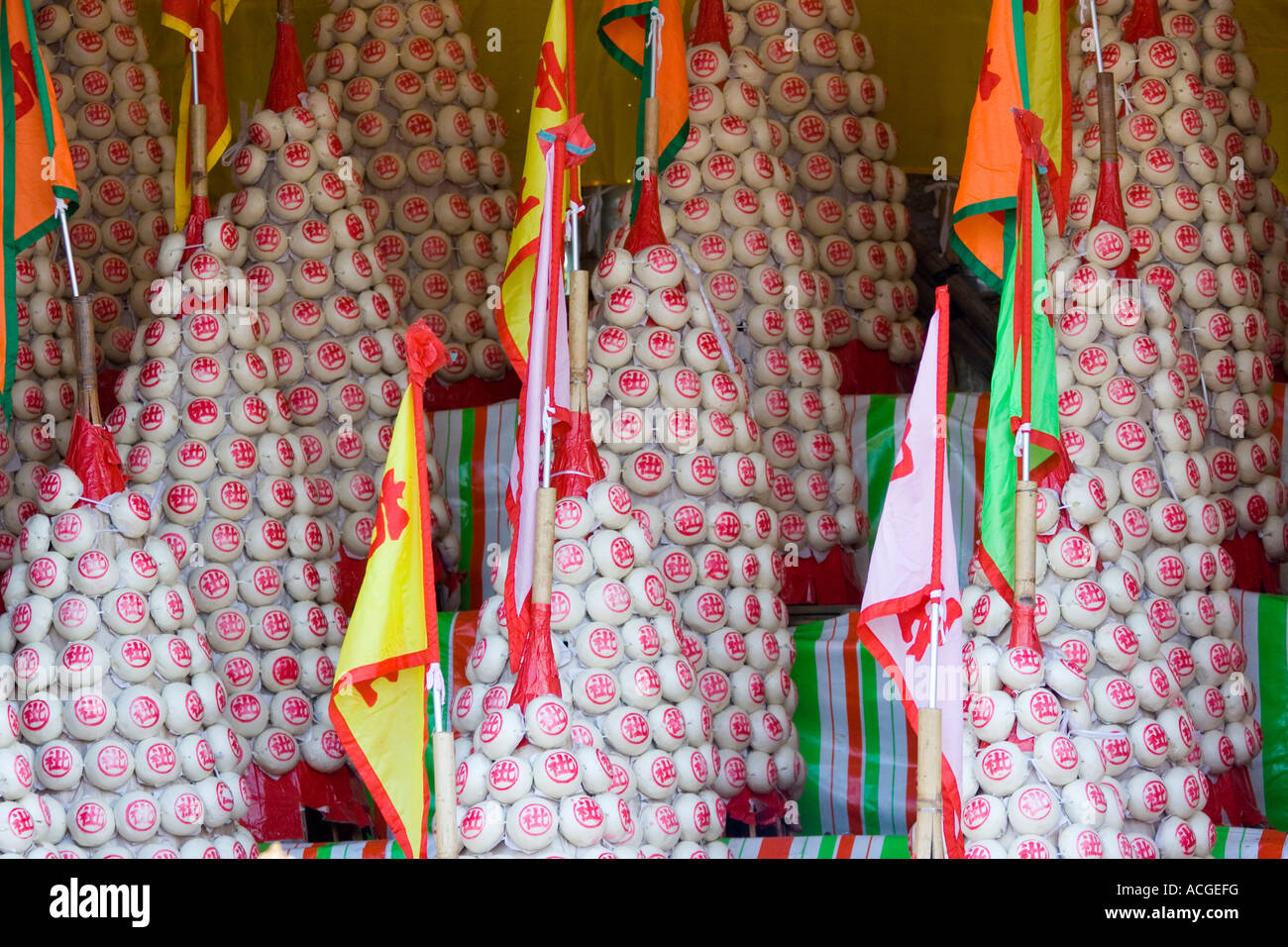 Bun Towers Cheung Chau Island Bu Festival Hong Kong SAR Stock Photo - Alamy