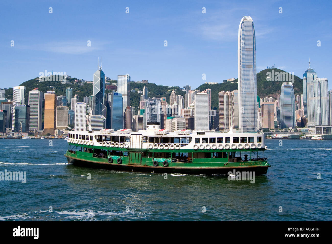 Star Ferry and Skyline IFC International Finance Centre Hong Kong SAR ...