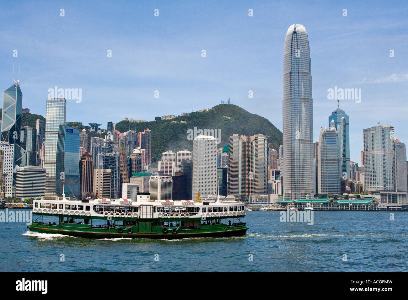 Star Ferry and Skyline IFC International Finance Centre Hong Kong SAR ...