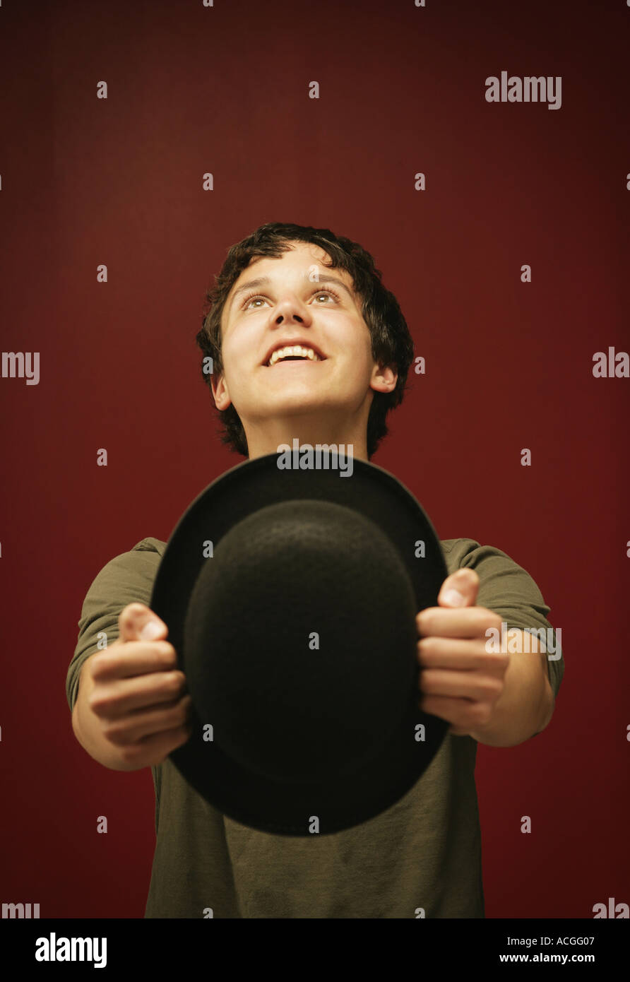 Man male bowler hat hi-res stock photography and images - Alamy