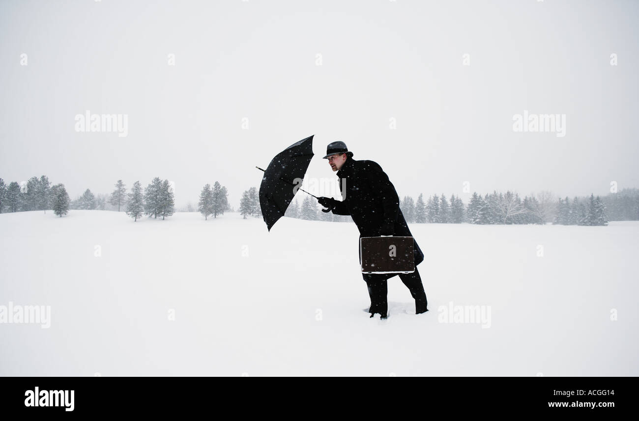 Battling against wind hi-res stock photography and images - Alamy