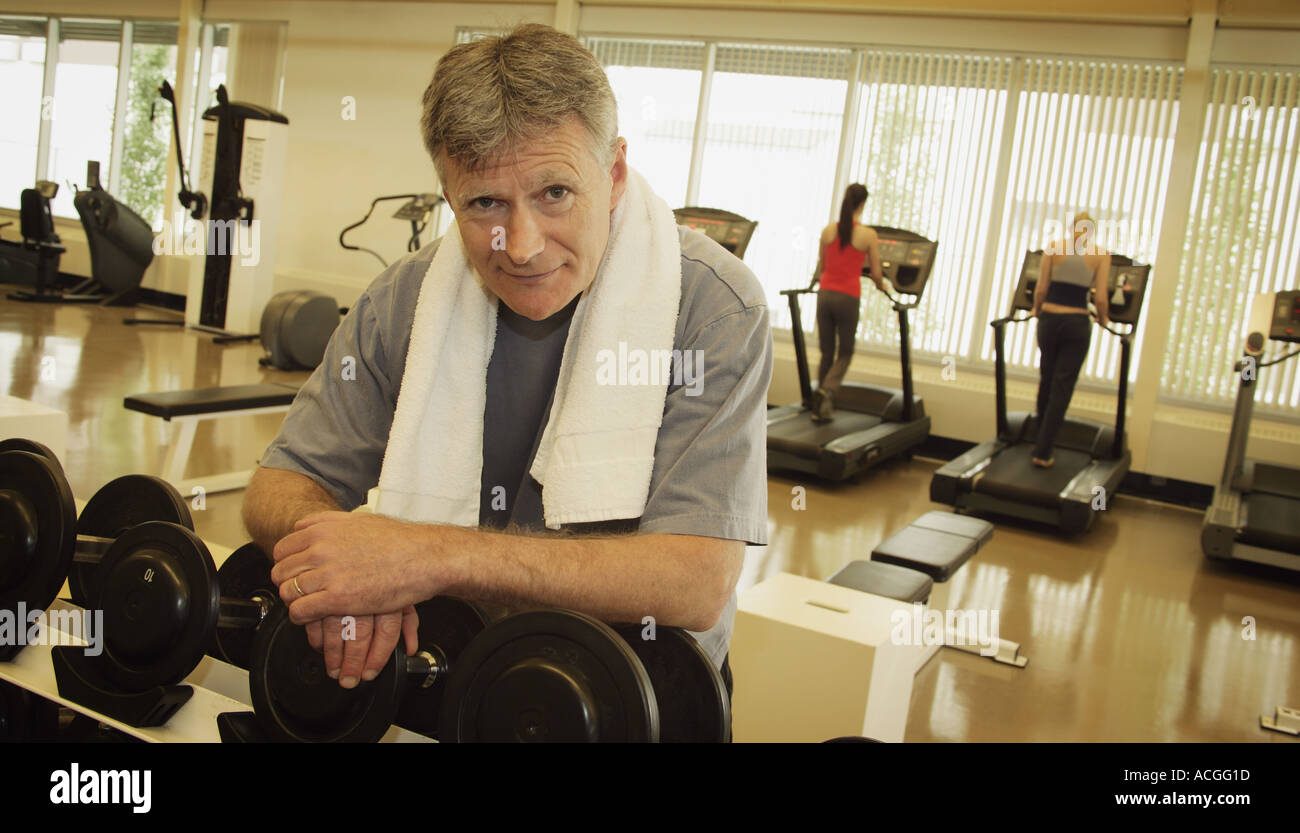 Cool down after working out Stock Photo - Alamy