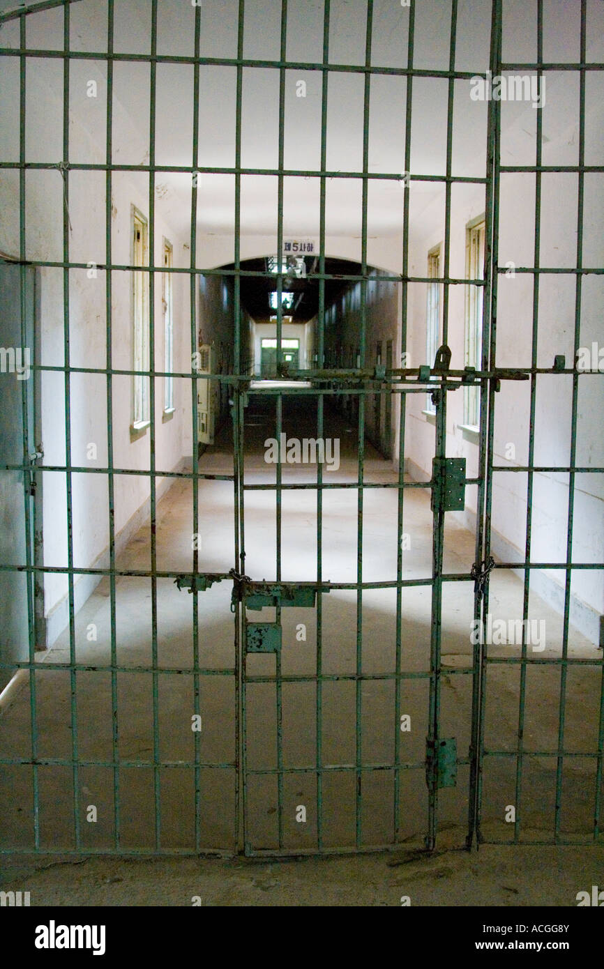 Cell Block inside Seodaemun Japanese Colonial Prison Seoul South Korea ...