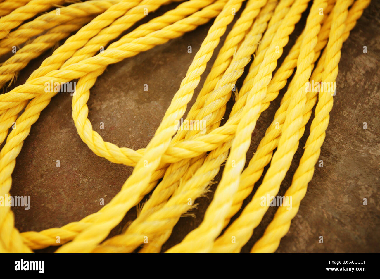 Loop of yellow cord hi-res stock photography and images - Alamy