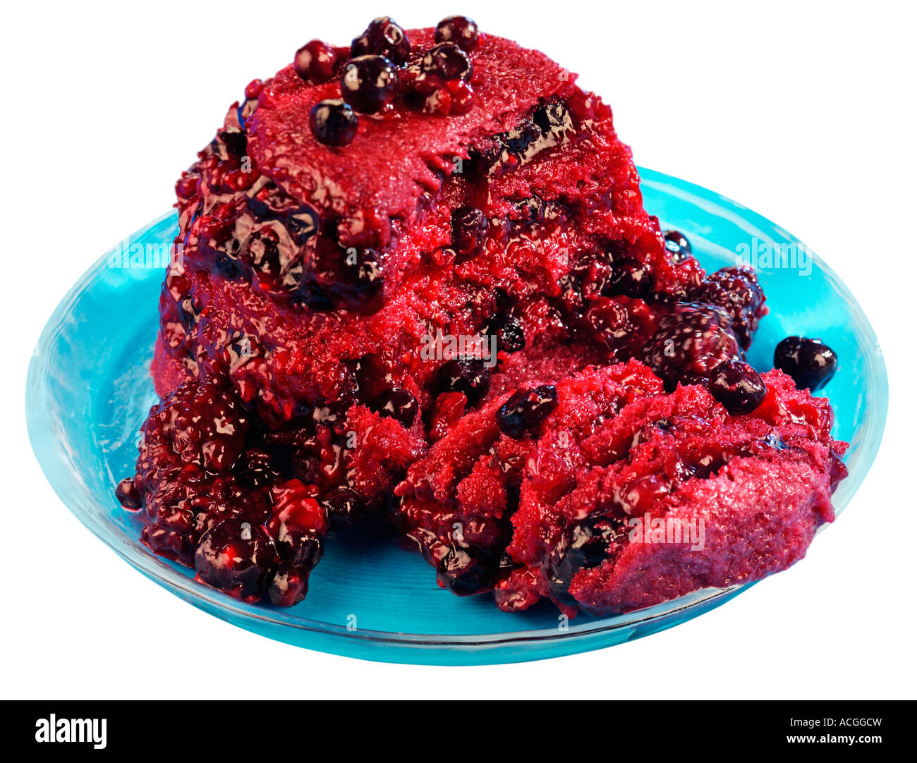 TRADITIONAL SUMMER PUDDING CUT OUT Stock Photo - Alamy