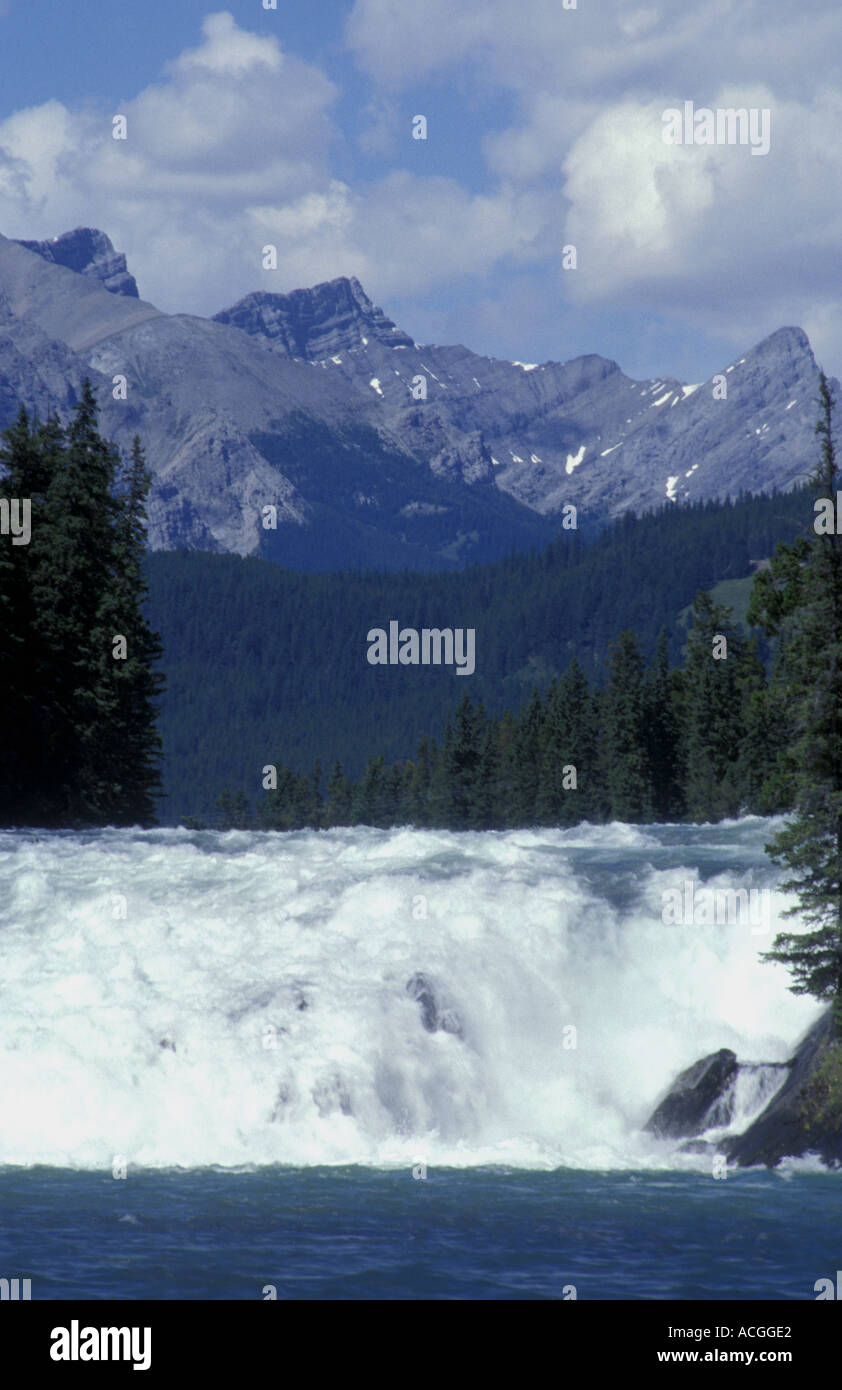 Mountain scenery and river Stock Photo - Alamy