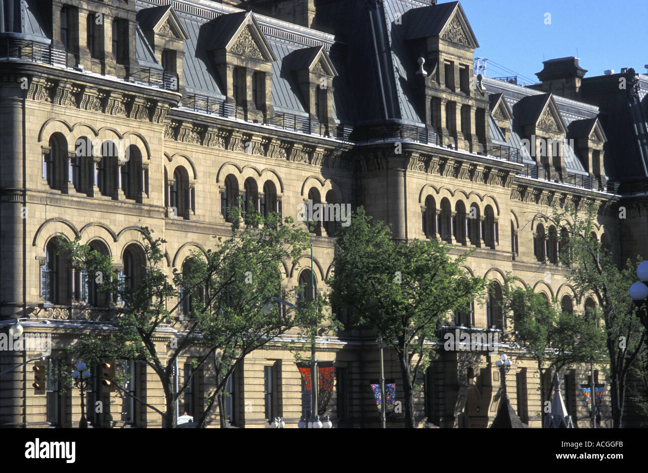 Exterior of large building Stock Photo - Alamy