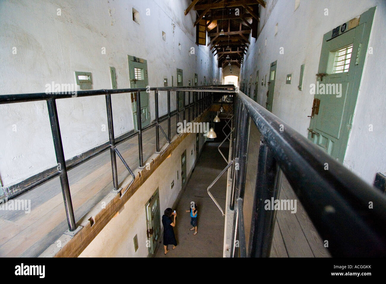 Cell Block inside Seodaemun Japanese Colonial Prison Seoul South Korea ...