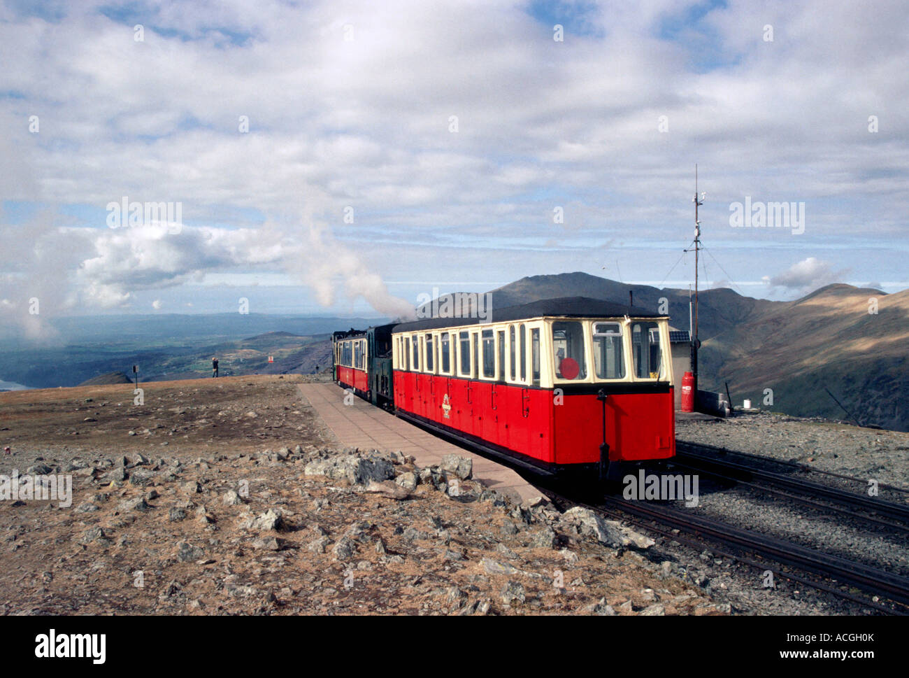 Snowdon Mountain Railway, Snowdonia National Park, North Wales, UK ...