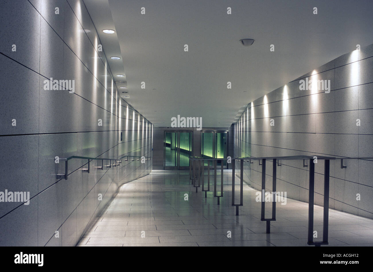 Modern corridor interior Stock Photo - Alamy