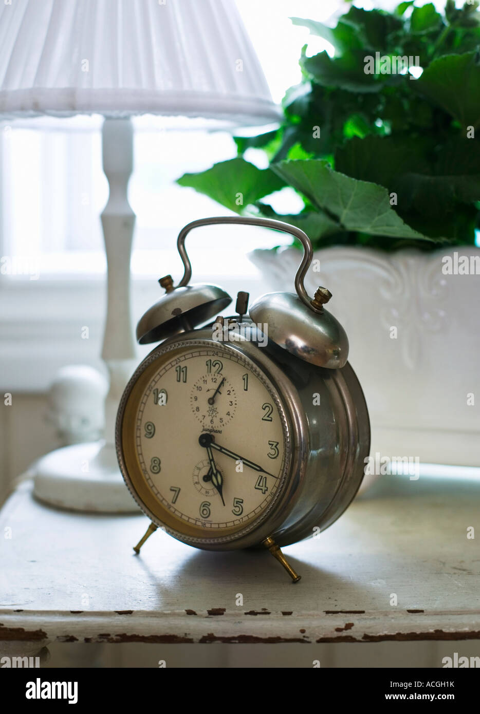 An alarm clock close-up Stock Photo - Alamy