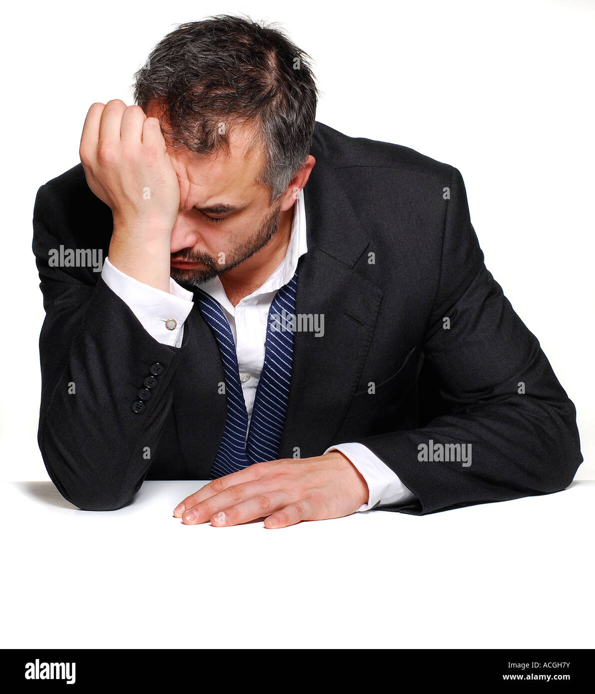 Depressed man. Picture by Patrick Steel patricksteel Stock Photo - Alamy