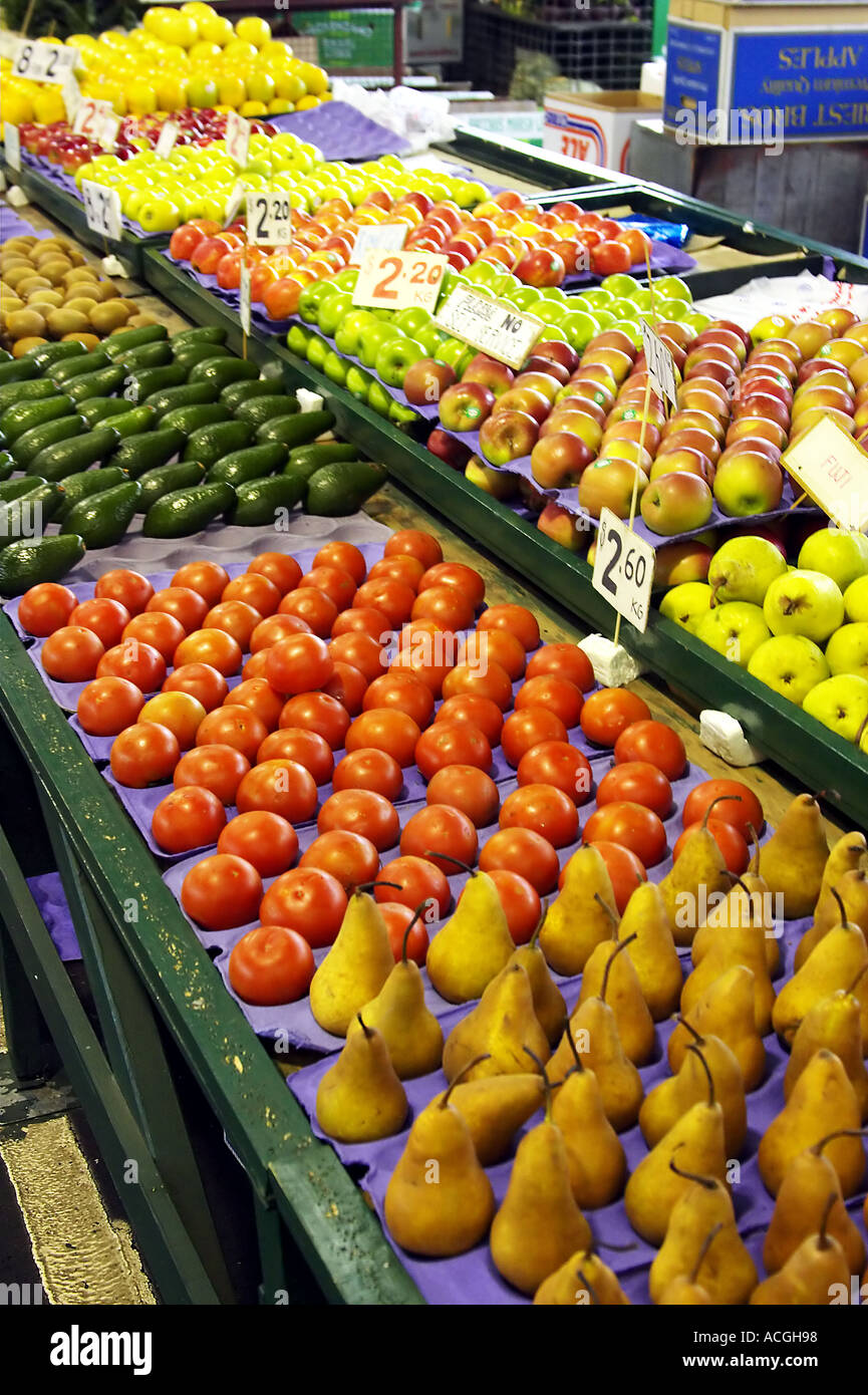 Fruit Stall Queen Victoria Market Melbourne Victoria Australia Stock ...