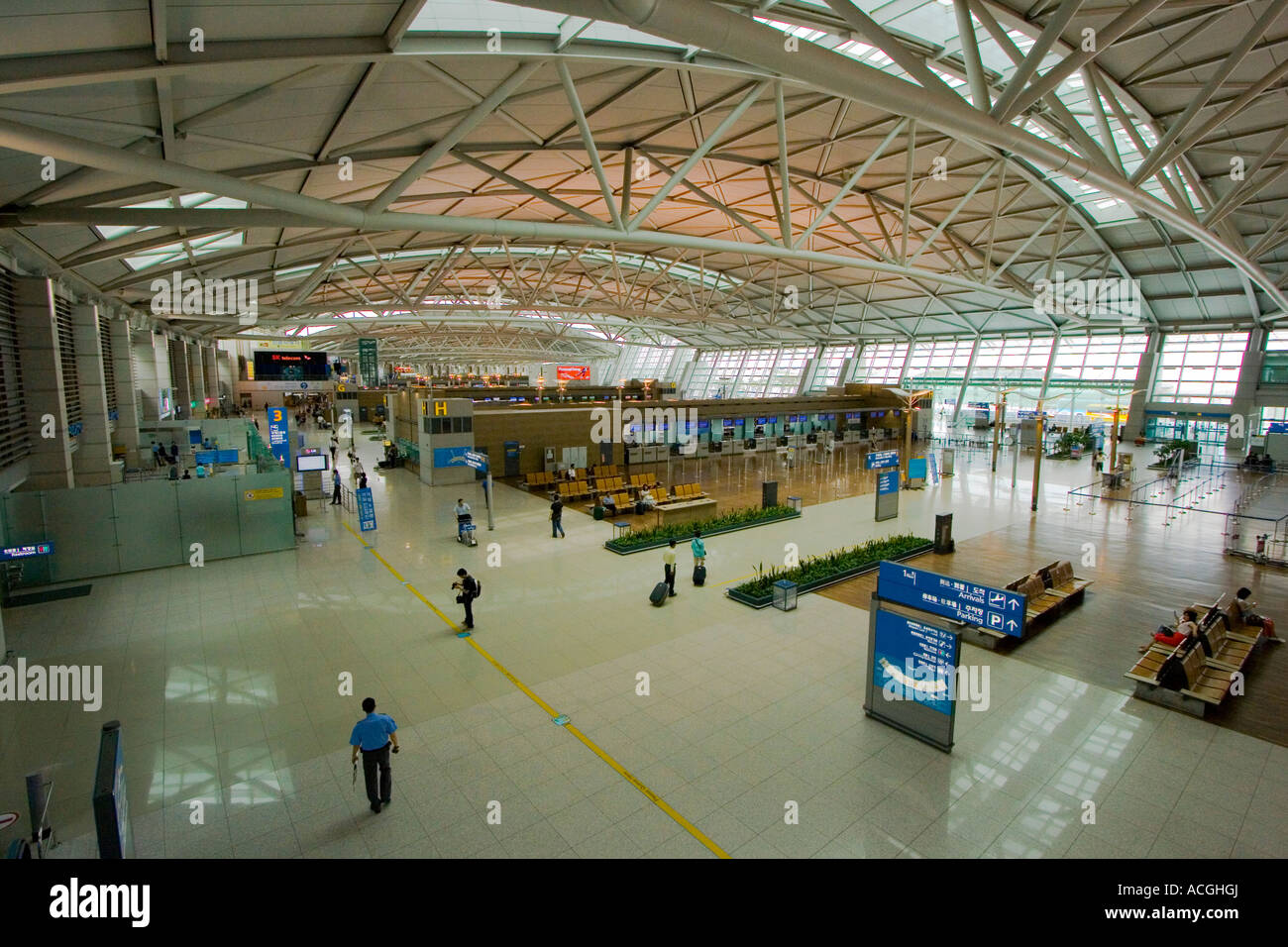 Inside Grand Incheon International Airport ICN Seoul South Korea Stock ...