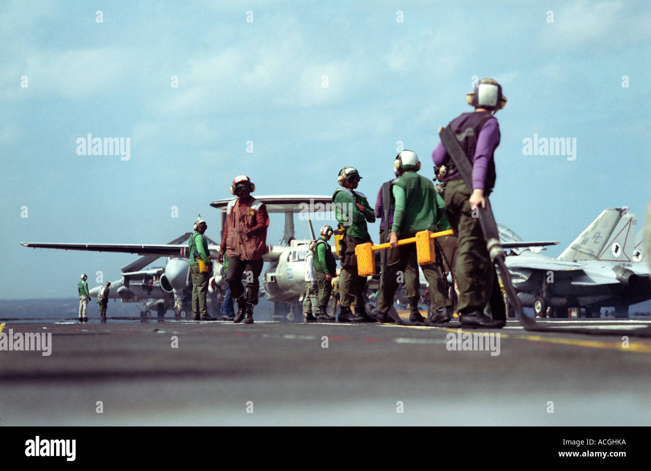 At sea aboard USS JOHN F. KENNEDY (CVA-67)—The . Maintenance officers ...