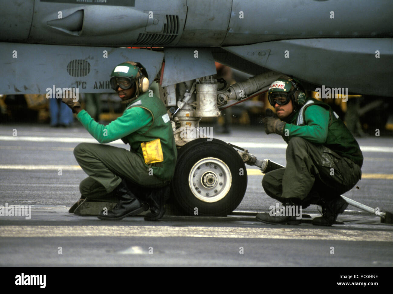 At sea aboard USS JOHN F. KENNEDY (CVA -67)— The aircraft director ...