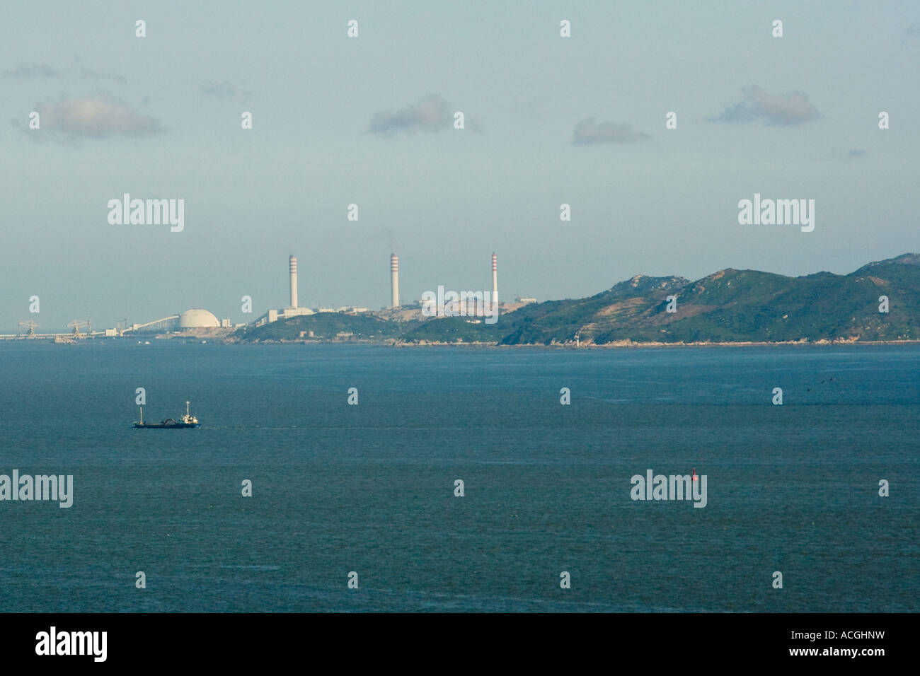 Coal Power Plant Xiamen Fujian Province China Stock Photo - Alamy