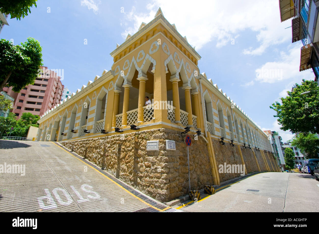Moorish Barracks Macau SAR China Stock Photo - Alamy