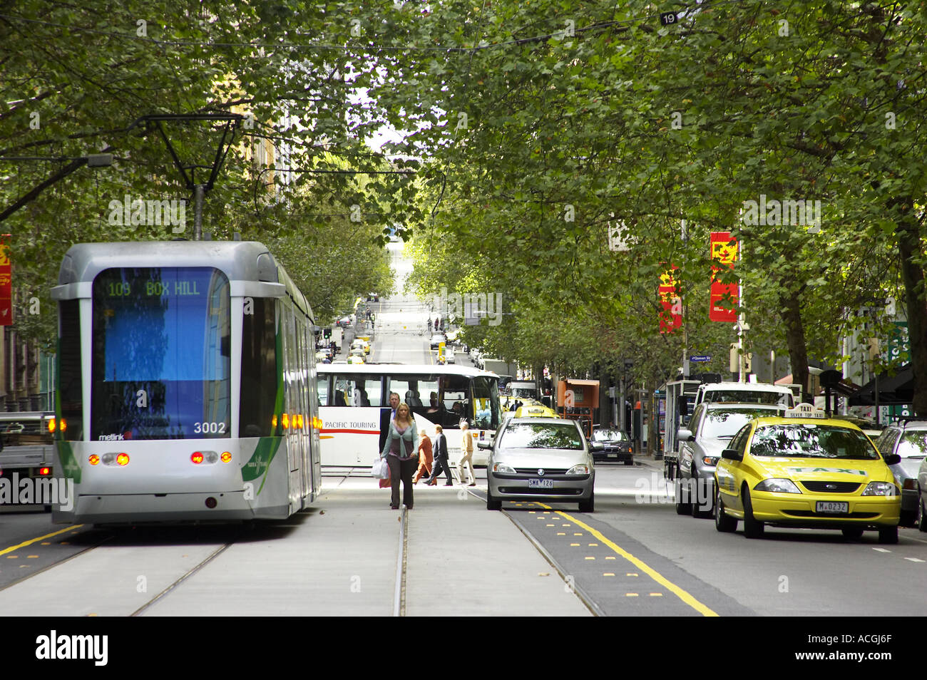 Collins Street Melbourne Victoria Australia Stock Photo - Alamy
