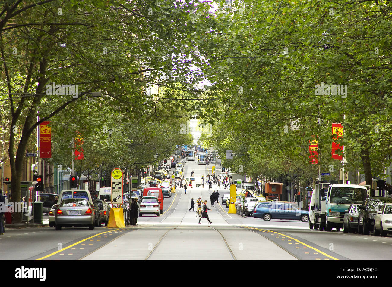 Collins Street Melbourne Victoria Australia Stock Photo - Alamy