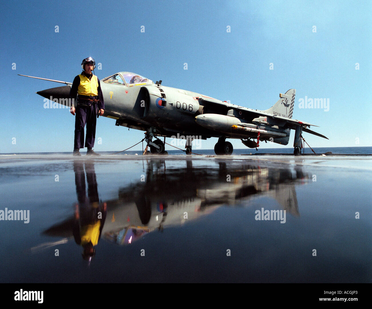 Royal navy sea harrier pilot hi-res stock photography and images - Alamy