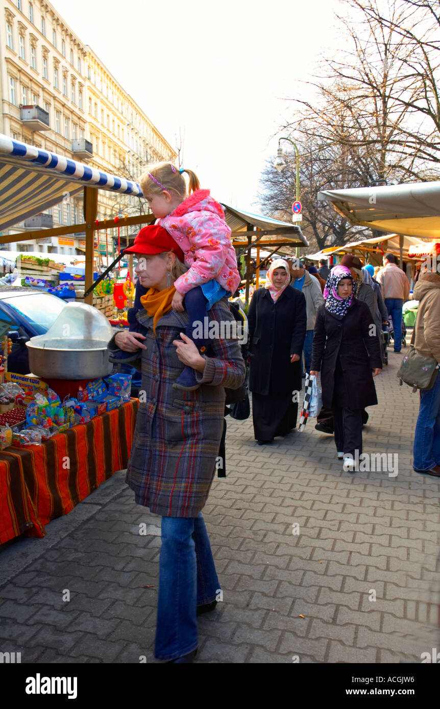 Turkish market in kreuzberg district hi-res stock photography and ...