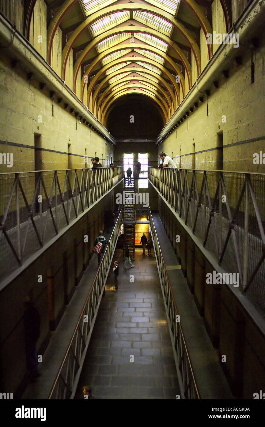Old Melbourne Gaol Melbourne Victoria Australia Stock Photo - Alamy