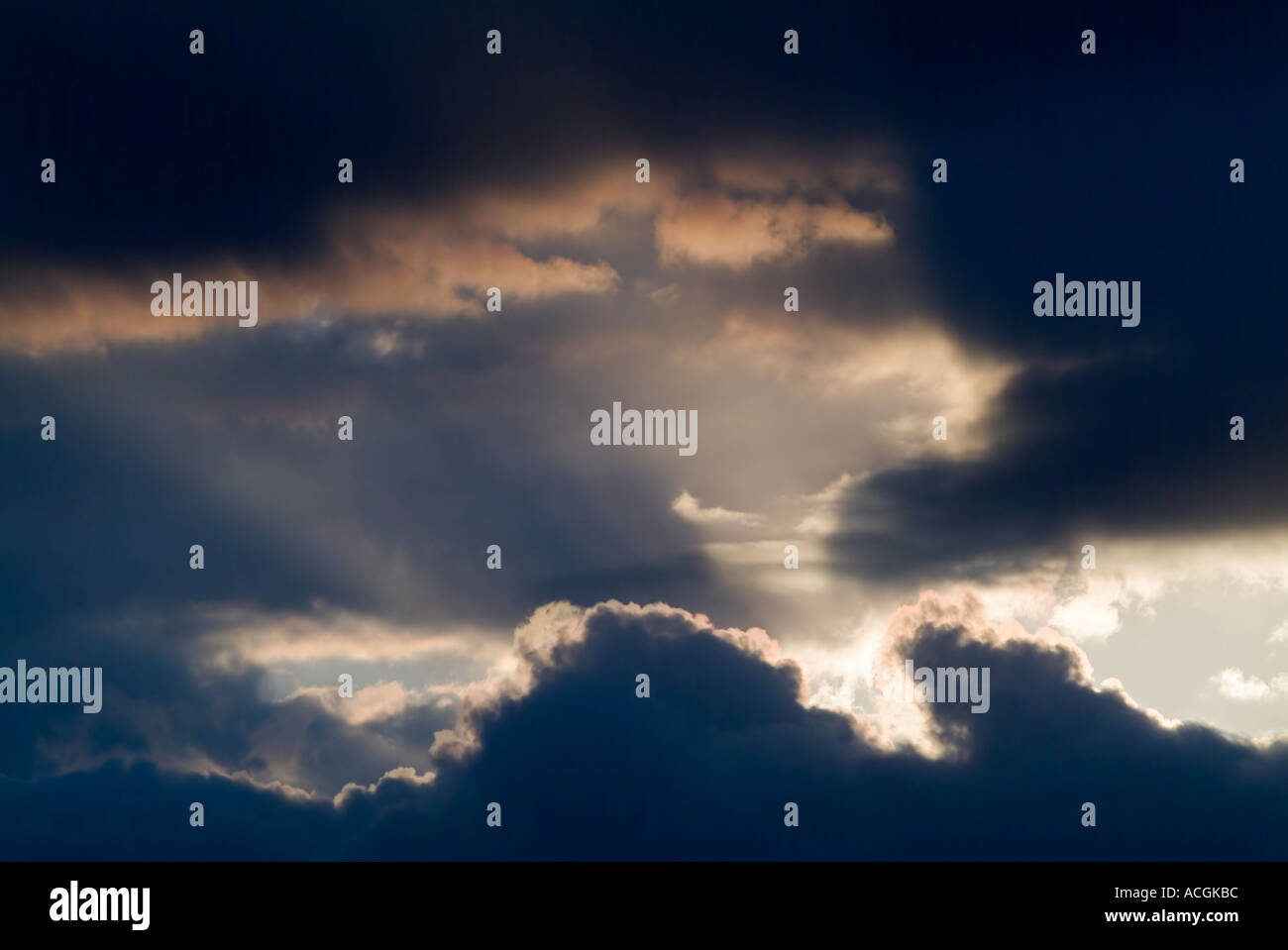 Moody sky with brooding clouds Stock Photo - Alamy