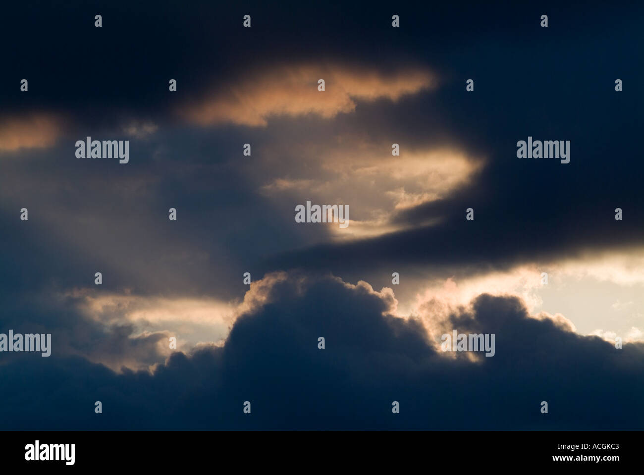 Moody sky with brooding clouds Stock Photo - Alamy