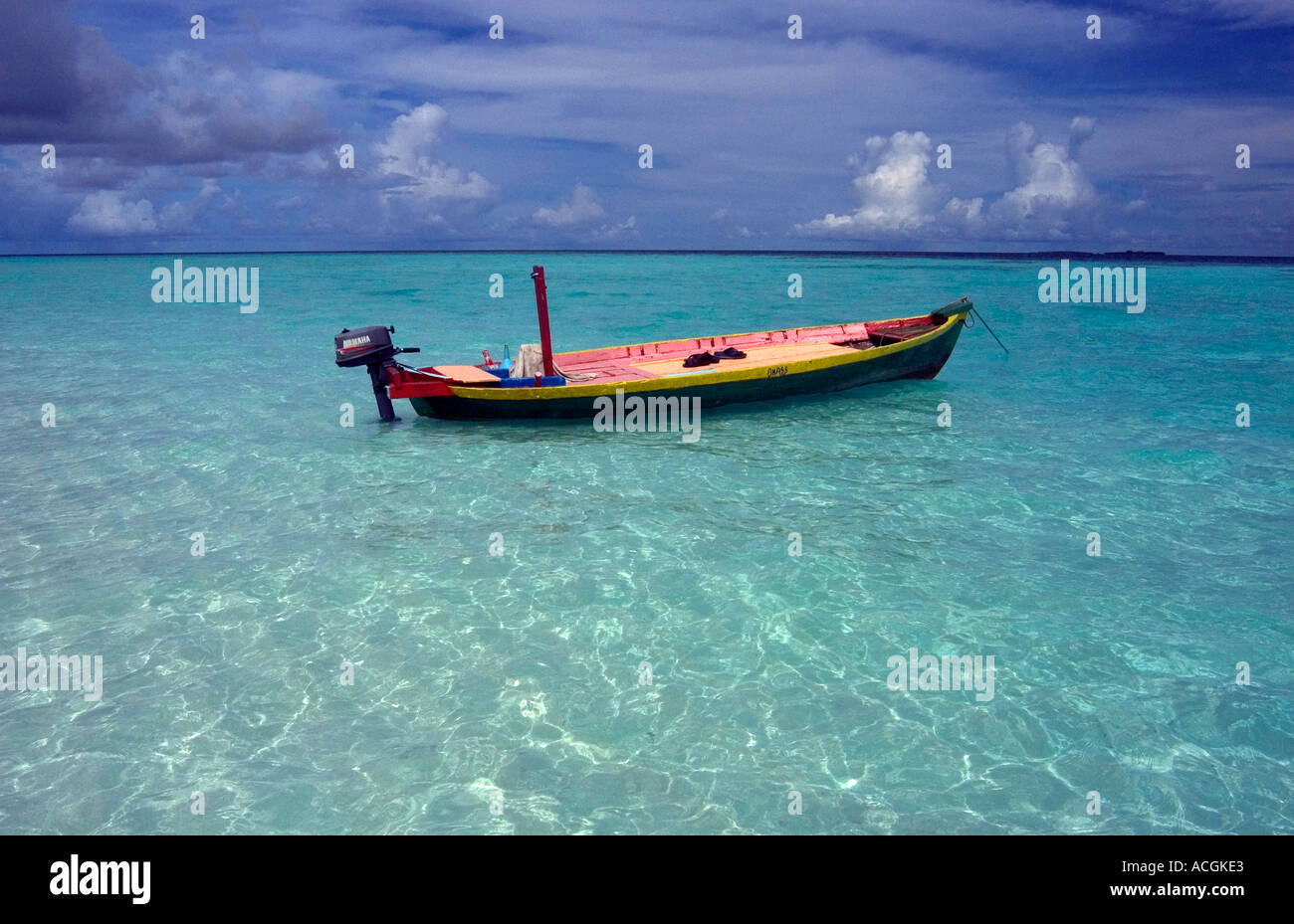 A traditional fishing dhoni in the Maldives Stock Photo - Alamy