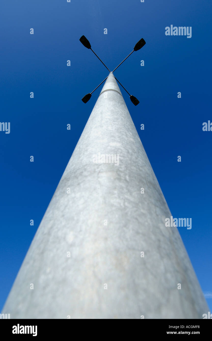 Looking up a street light Stock Photo - Alamy